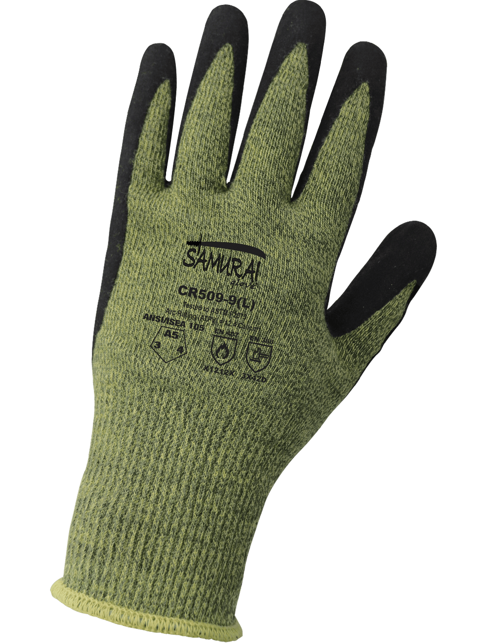 ANSI A5 Samurai Glove Cut, Abrasion, Puncture, and Flame-Resistant Arc ...