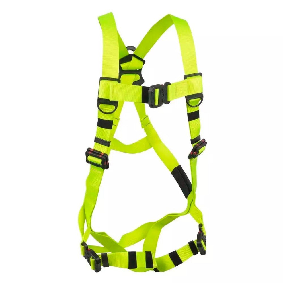 Arc Flash Full Body Harness: 1 D-Ring, Mating Buckle Torso, Quick-Conn ...