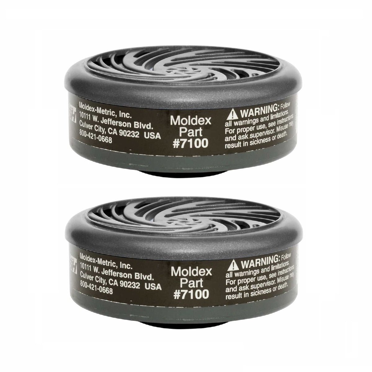 Moldex 7100 Organic Vapor Cartridges For 7000/7800/9000 Series Respira ...