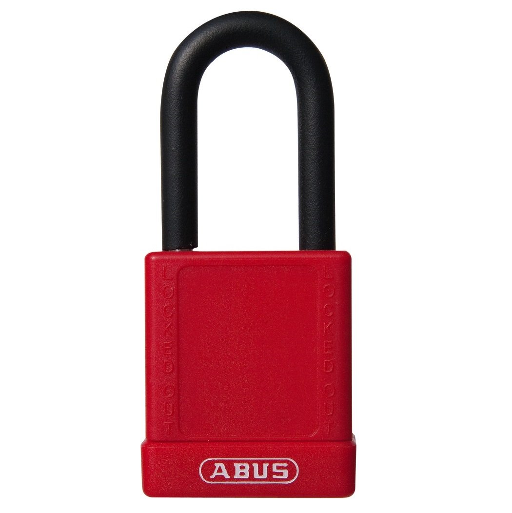 ABUS 74/40 Plastic Covered Safety Padlock, Aluminum Core with Steel Sh – ASA Safety Supply