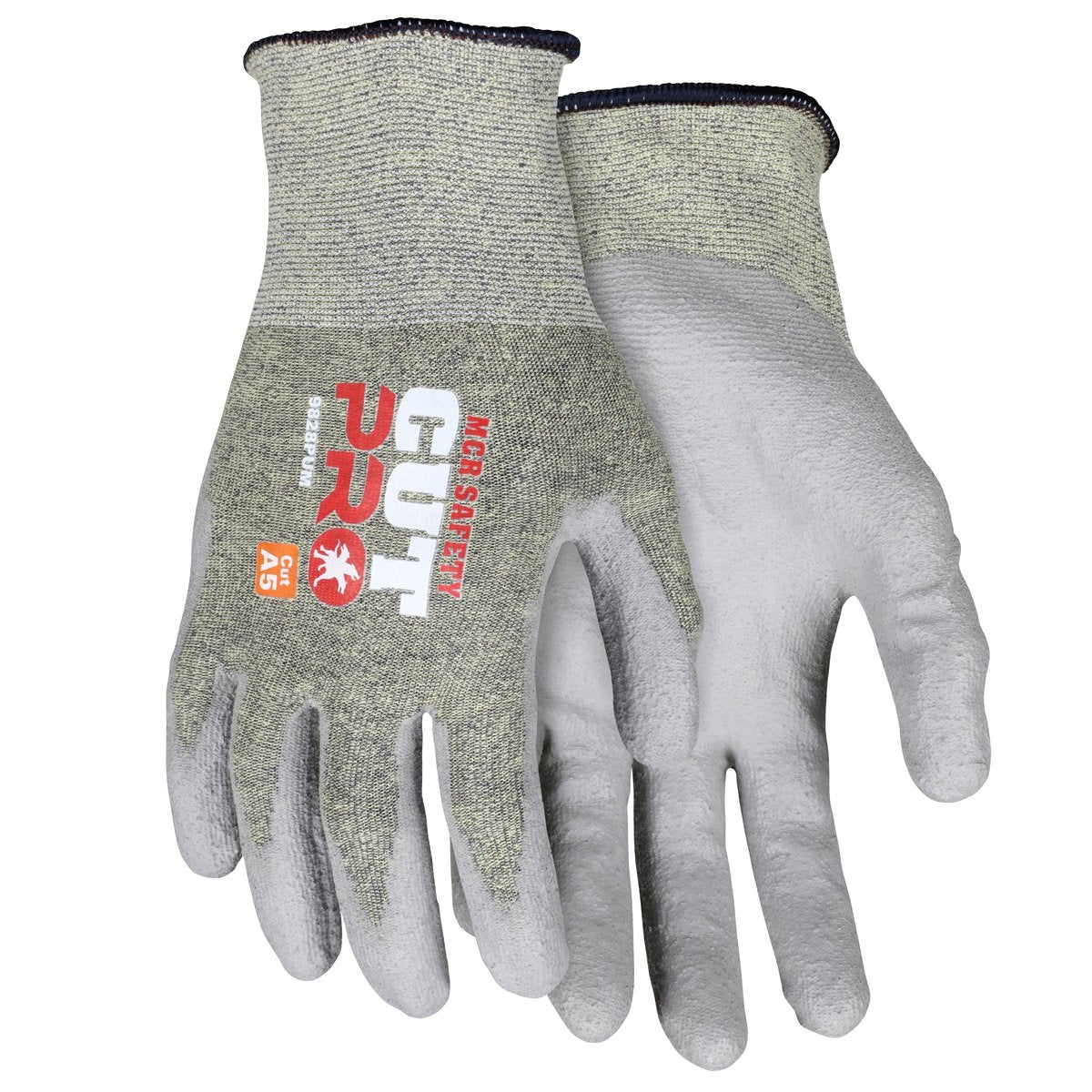 ANSI A5 Cut Pro/ Cut Resistant Gloves with ARX Technology 9828PU, 18 G ...