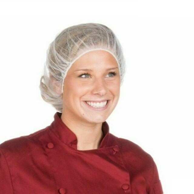 21" Bouffant Cap - Hair Cover, White, 1000 / Case, 1821W/C — ASA Safety ...