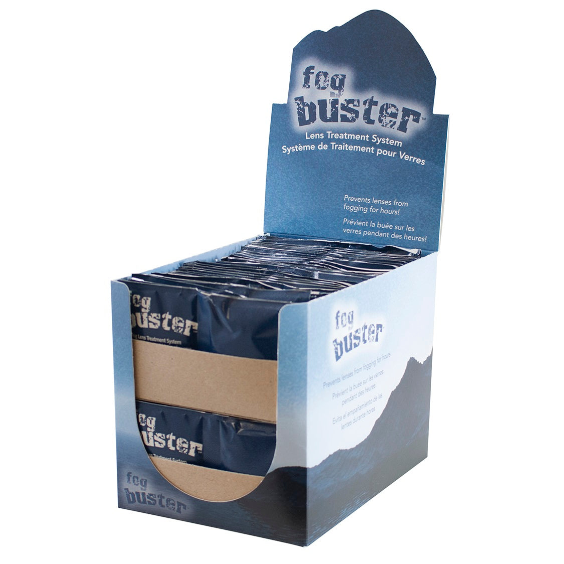 Fog Buster Anti-Fog Wipes, Single Use, 60 Wipes per Box — ASA Safety Supply