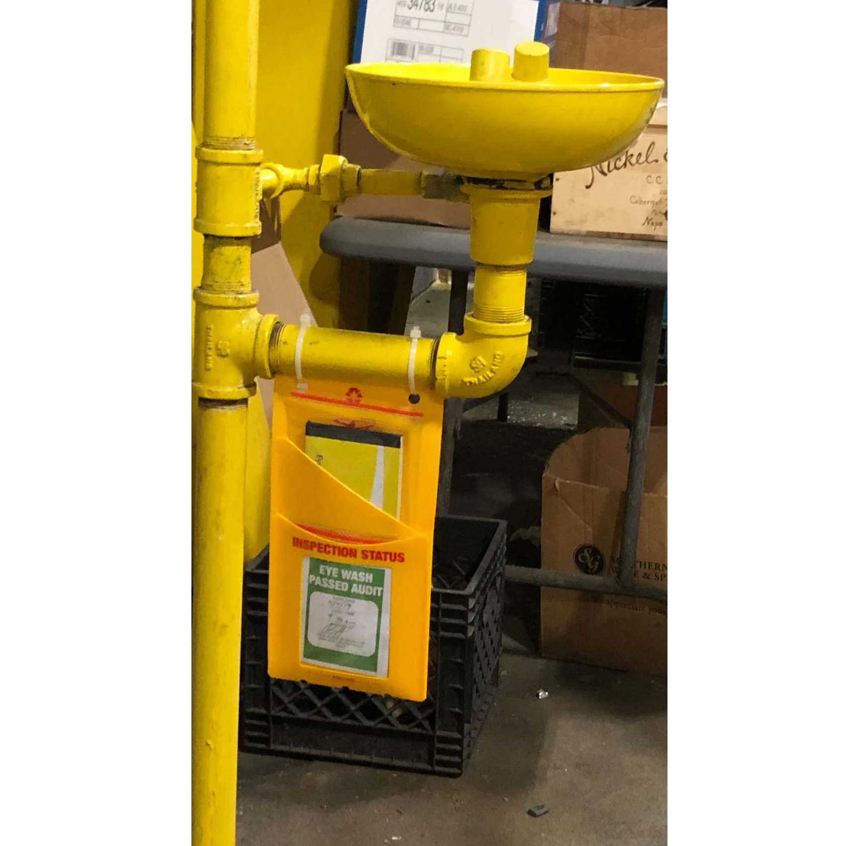 Large Yellow Inspection Book Holder / Paddle Kit — ASA Safety Supply