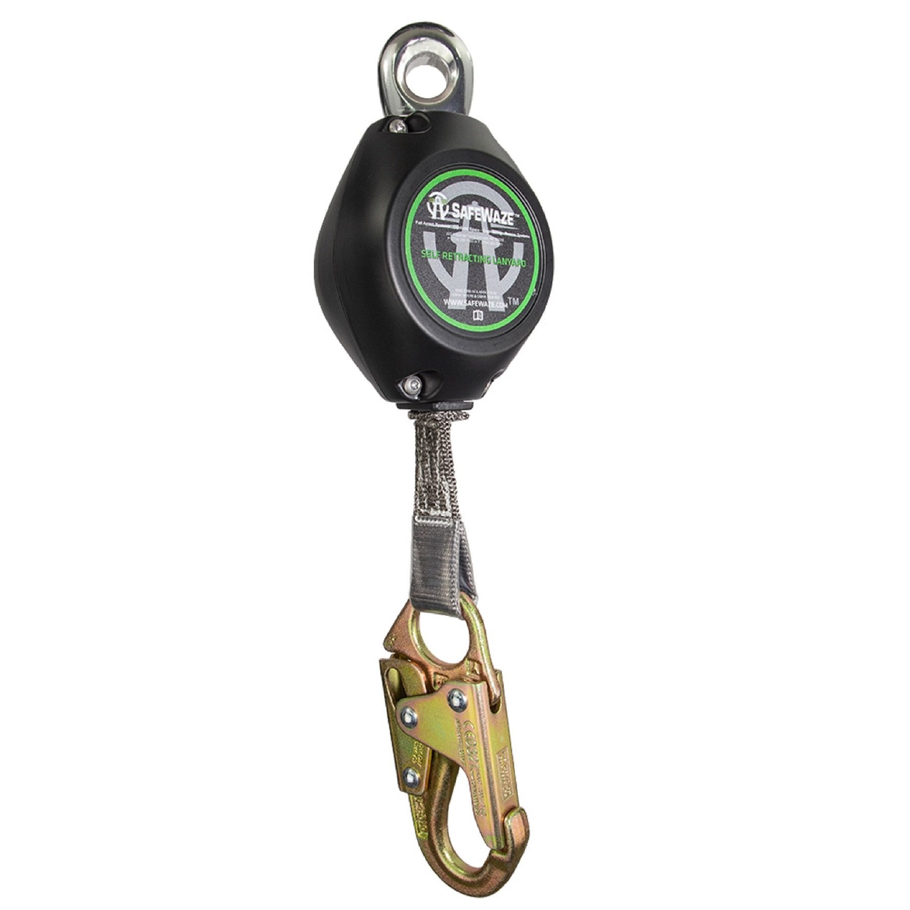 Safewaze FS-FSP1411-W Web Retractable Lifeline, 11' Length with Lockin ...