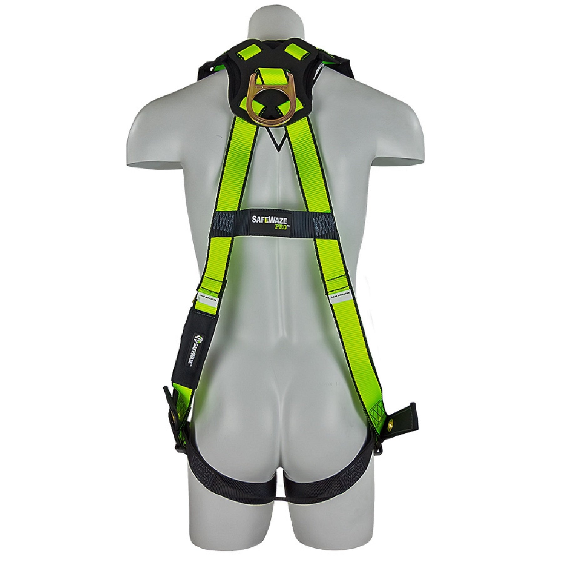 Safewaze FS185 Pro Vest Padded Harness with Grommet Leg Straps — ASA ...