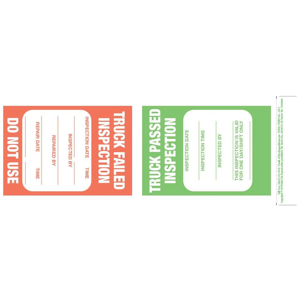 Forklift Truck Inspection Book, contains 30 inspections — ASA Safety Supply