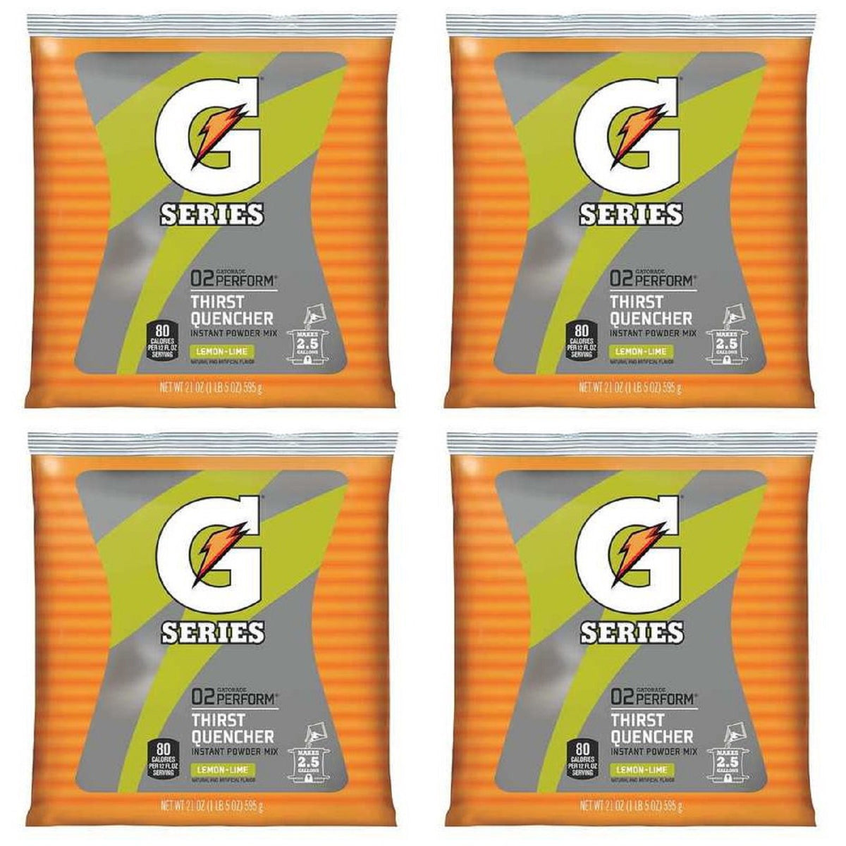 Gatorade 2.5 Gallon Case Lemon-Lime (32 Packs) Case Yields 80 Gallons ...