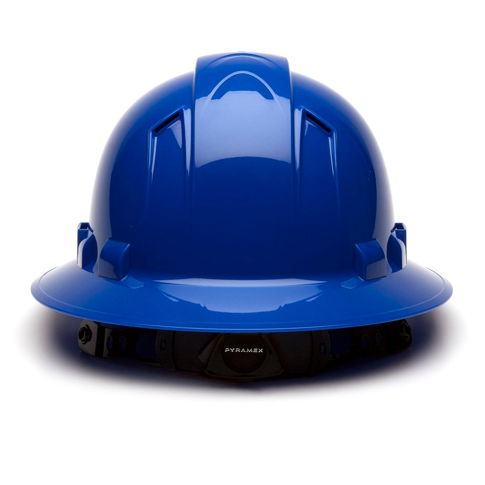 Ridgeline Vented Full Brim Hard Hat with 4-Point Ratchet Suspension ...