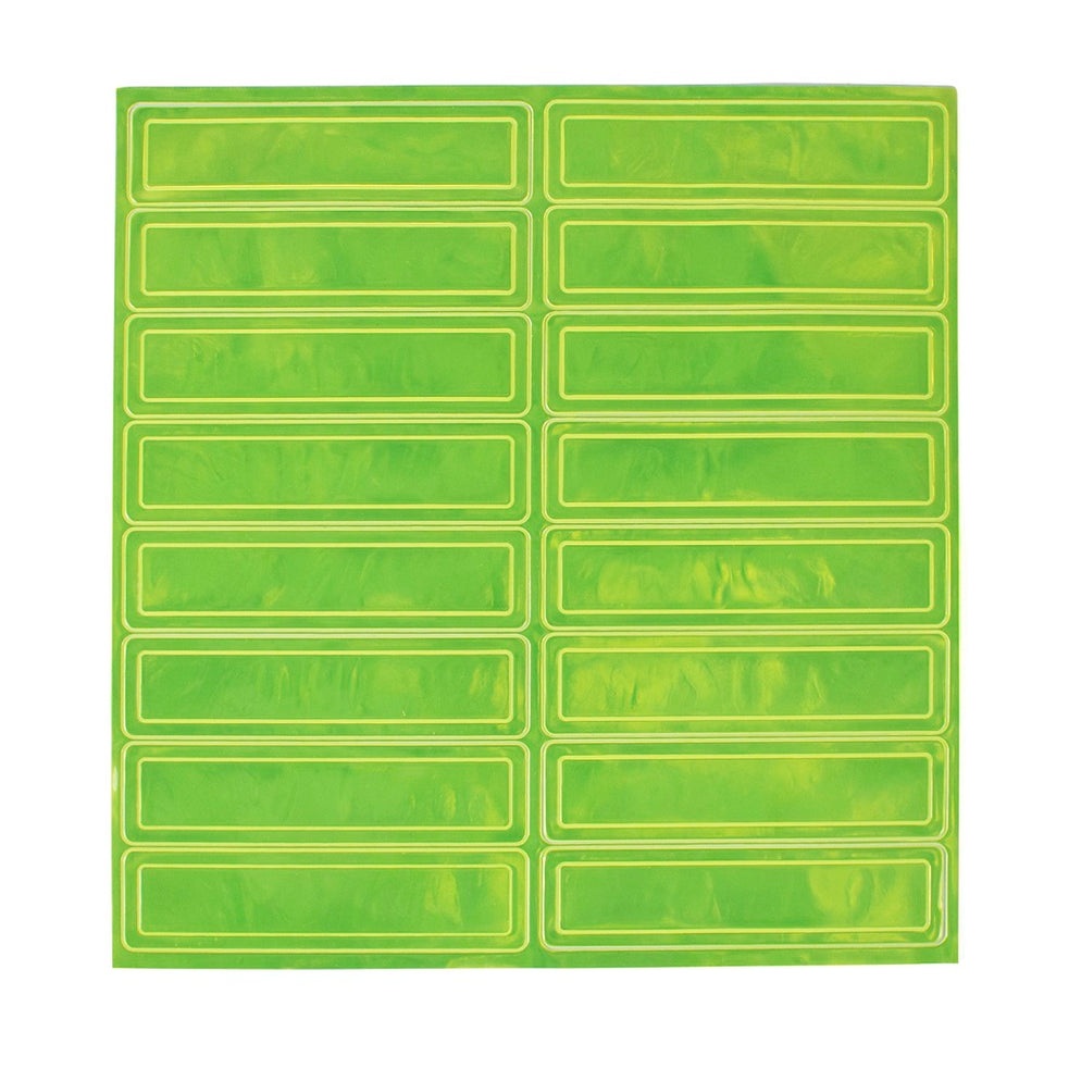 Pyramex Reflective Hard Hat Stickers, 1 Sheet of 16 Stickers — ASA ...