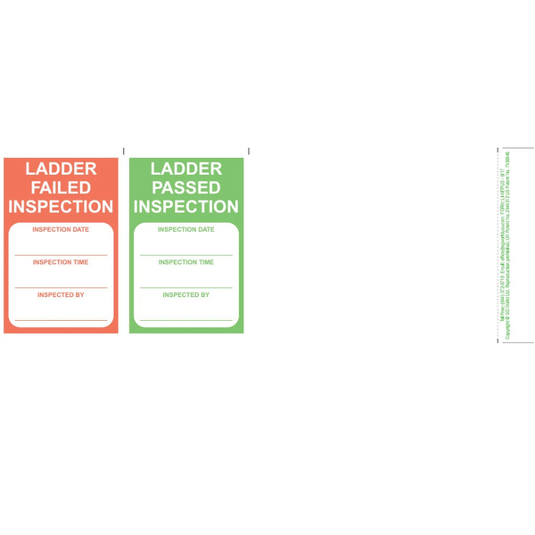 Ladder Inspection Book, contains 30 inspections – ASA Safety Supply