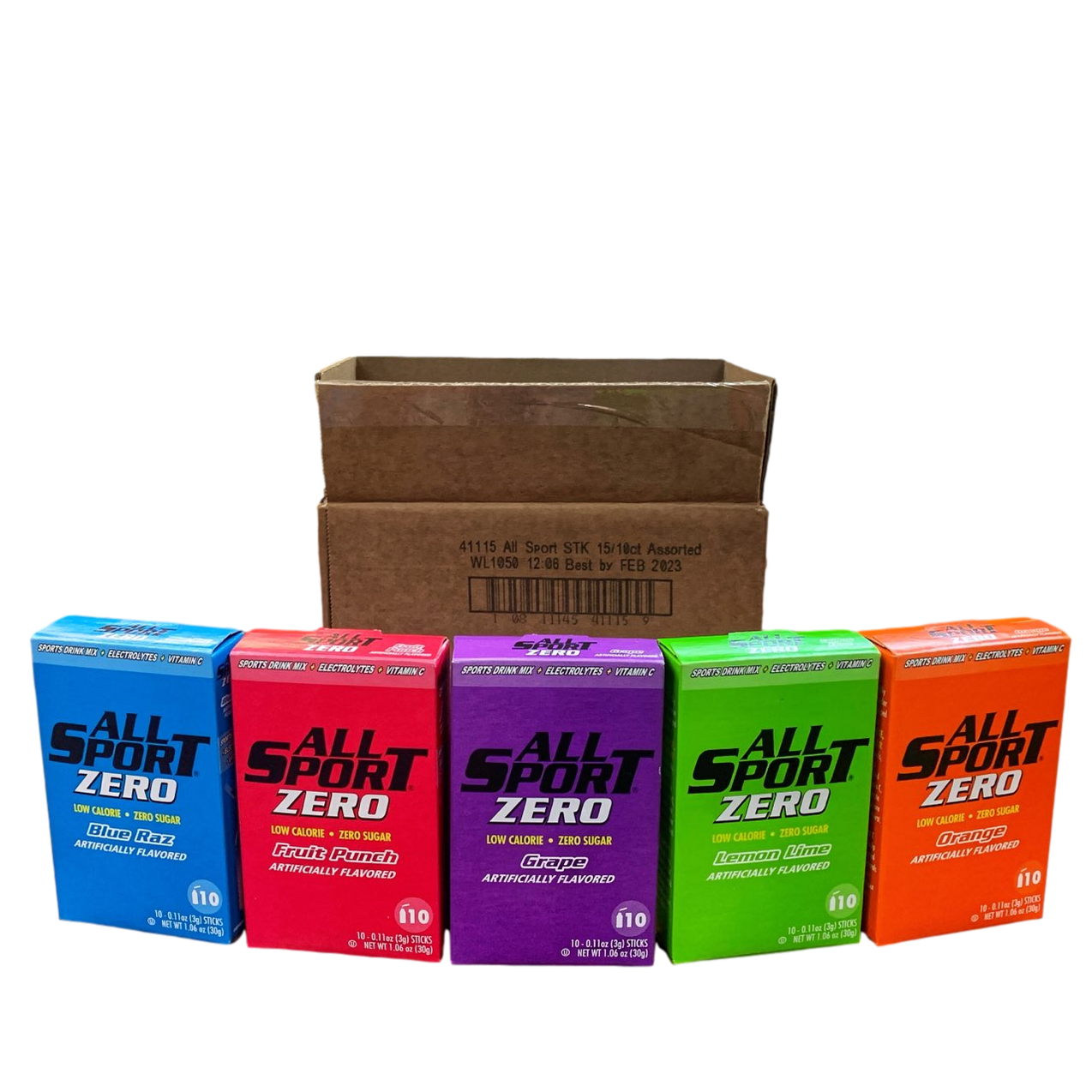 All Sport Powder Hydration Sticks, Zero Calorie, Performance Electroly ...