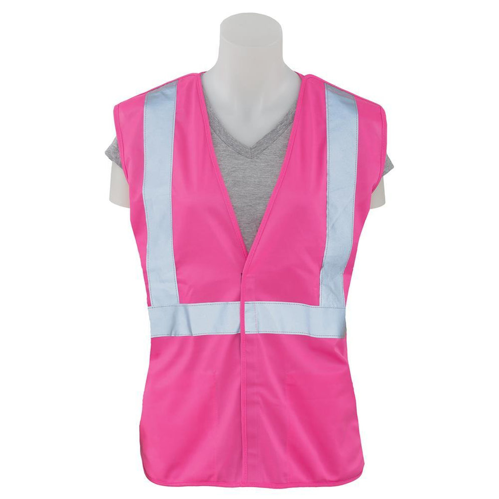 ERB S725 Women's Safety Vest with 2 Pockets, Break-Away Vest, Pink ...