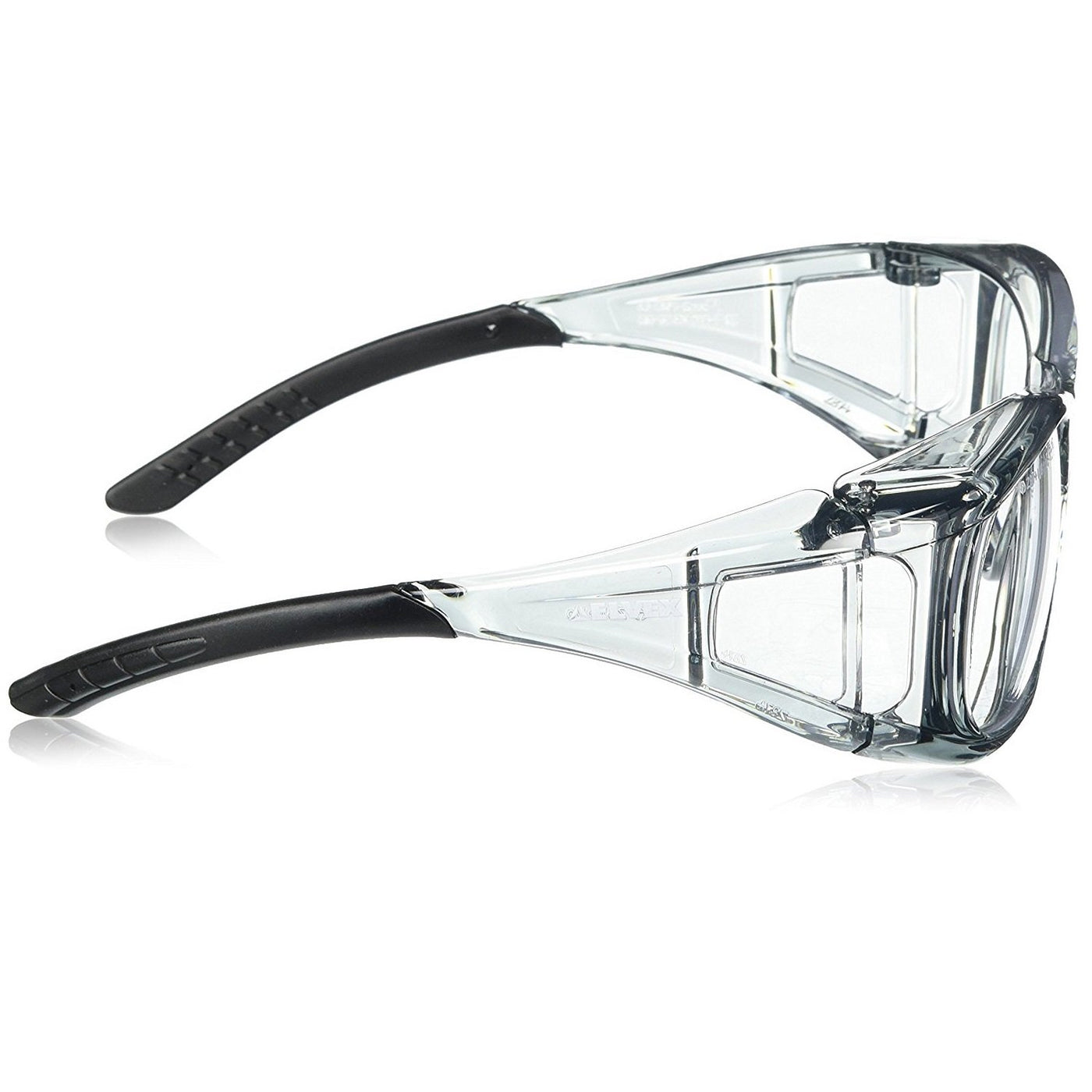 Elvex SG-37C Over Spec II Over-the-Glass Protective Eyewear, Clear Len ...