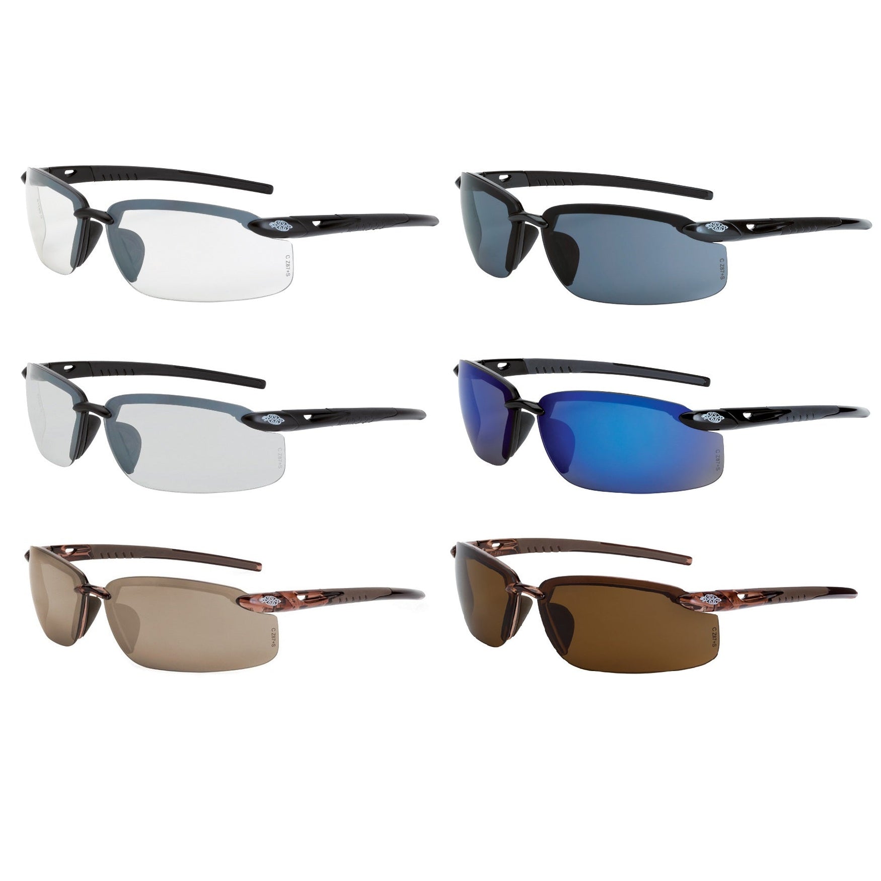 Crossfire ES5 Ultra Light Premium Safety Glasses — ASA Safety Supply